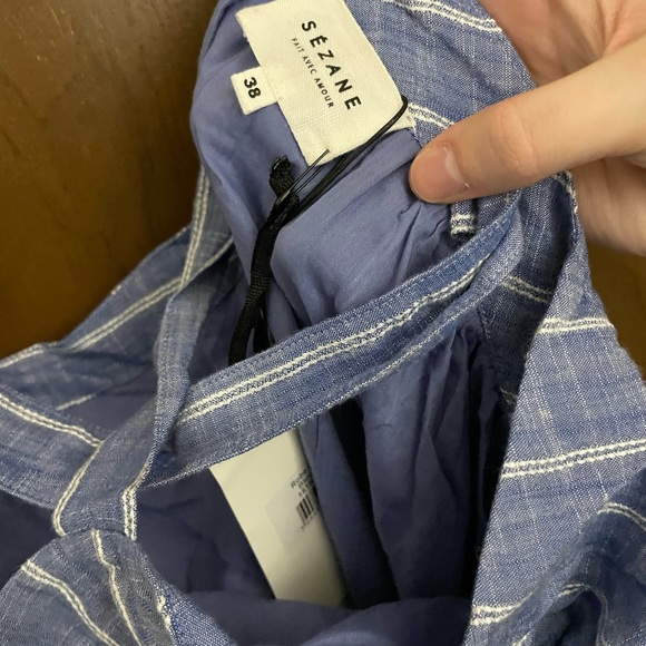 Sezane | Dresses | Sezane Carene Stripe Dress | Poshmark